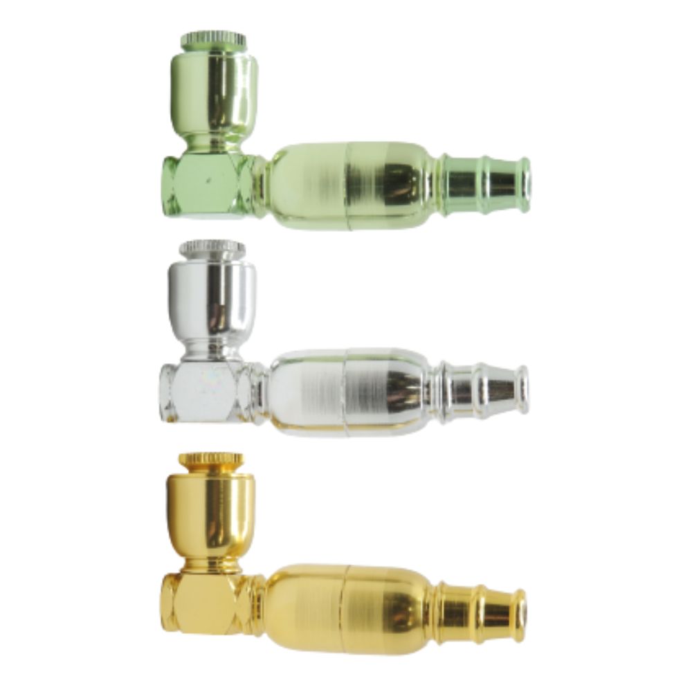 3" Anodized Metal Chamber Pipe w/End - Metal Pipe | Upnsmokeonline – Up ...