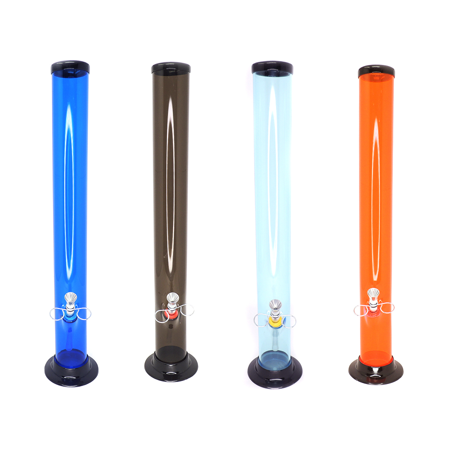 Acrylic Pull Slide Water Pipe 18" Straight (2" Diameter) - Assorted ...